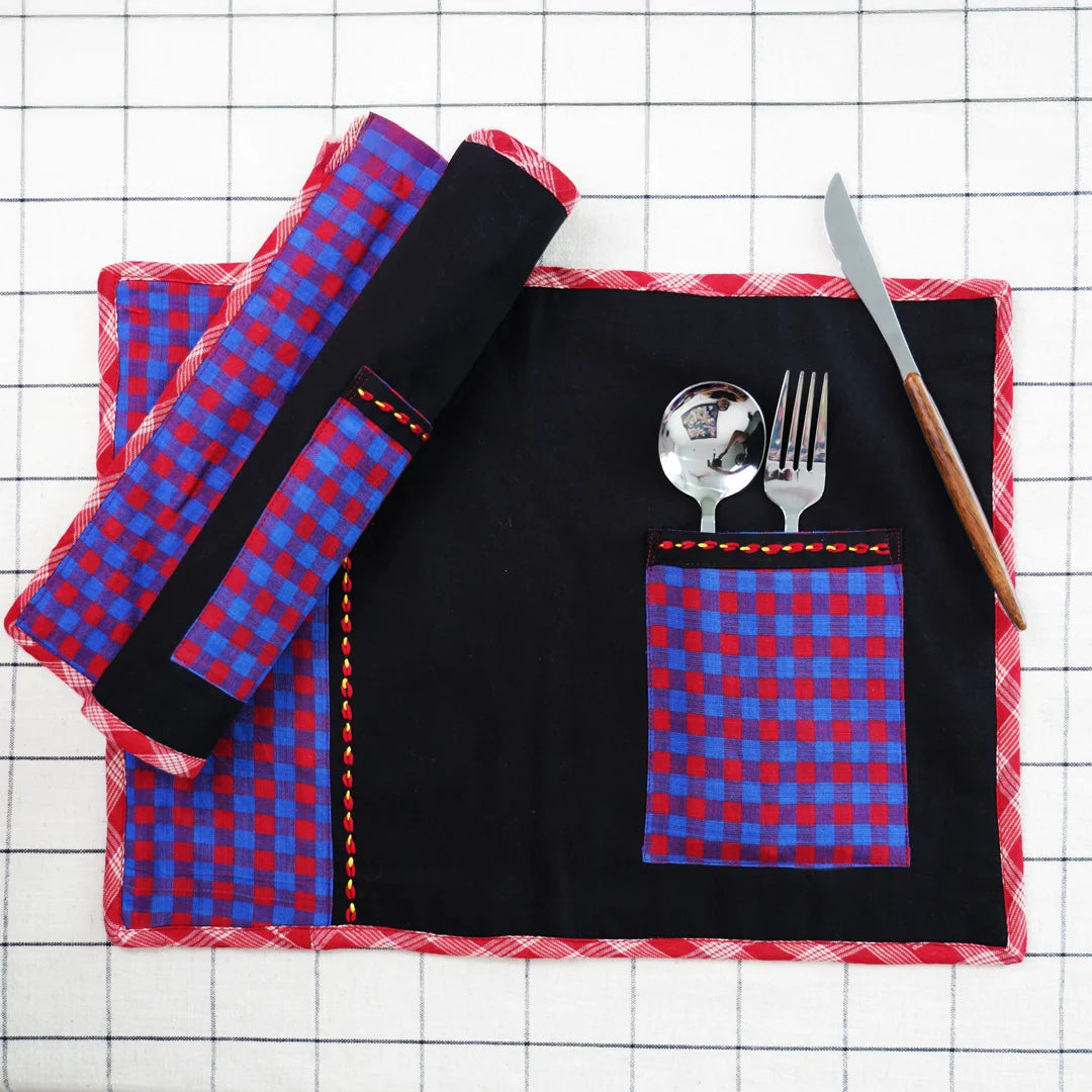 Royal Checkmate | Table Mats | Set of 2 – The Plated Project