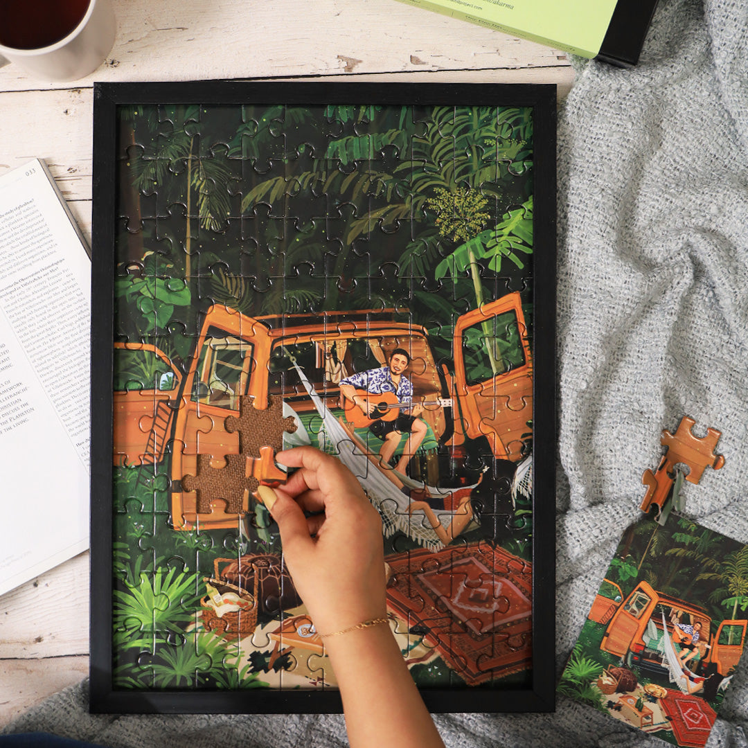 Shop Art Puzzles | One Fine Day | Framed Puzzle - A3 | 100 pieces – The ...