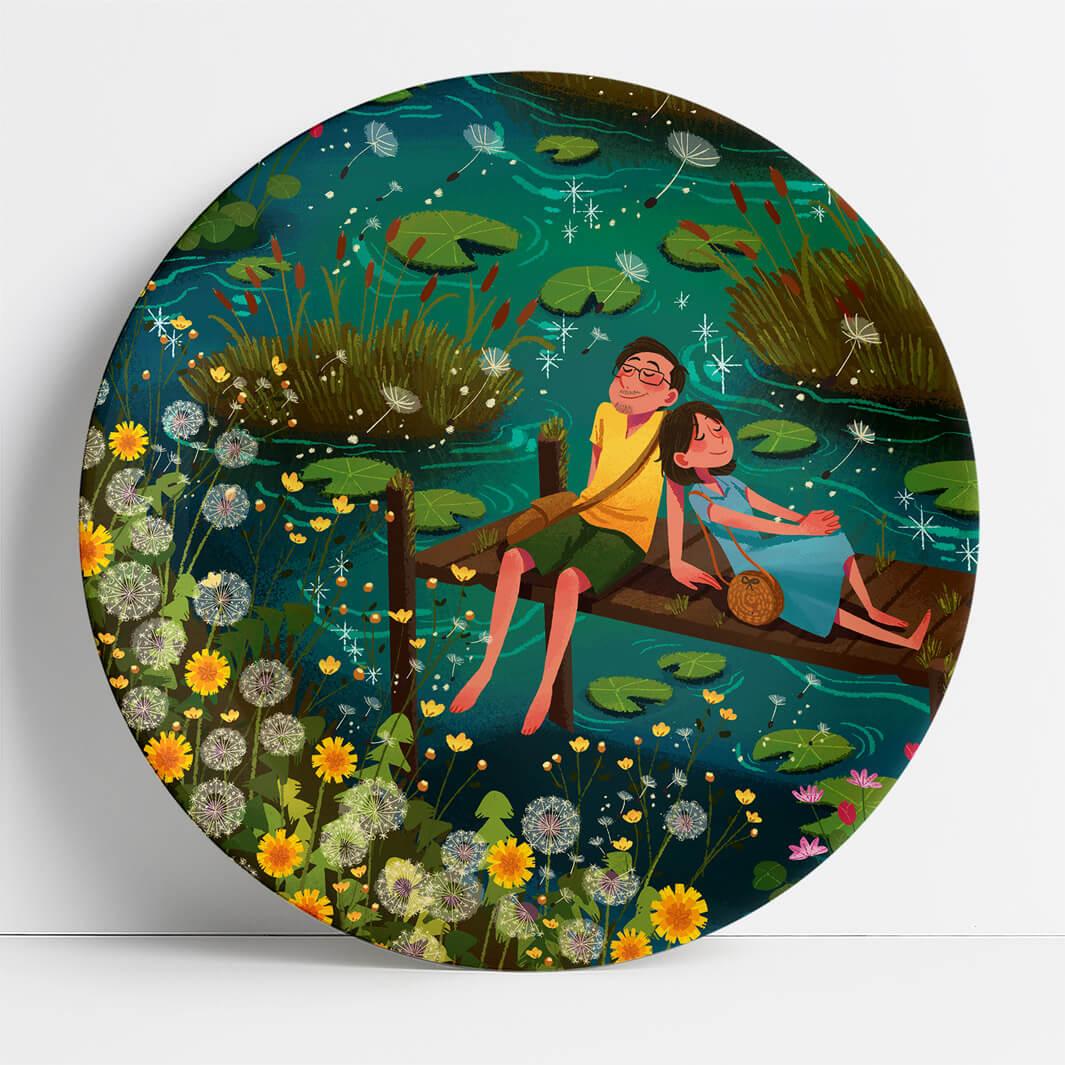 By Your Side | Decor Plate | 10" | home decor goods – The Plated Project