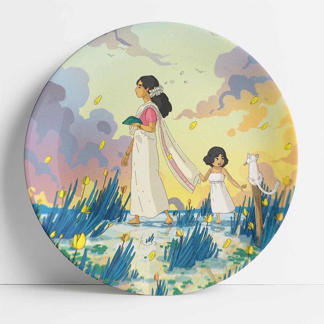 Shop Wall Decor Plates | Suprabhatham | Decor Plate | 10" – The Plated ...